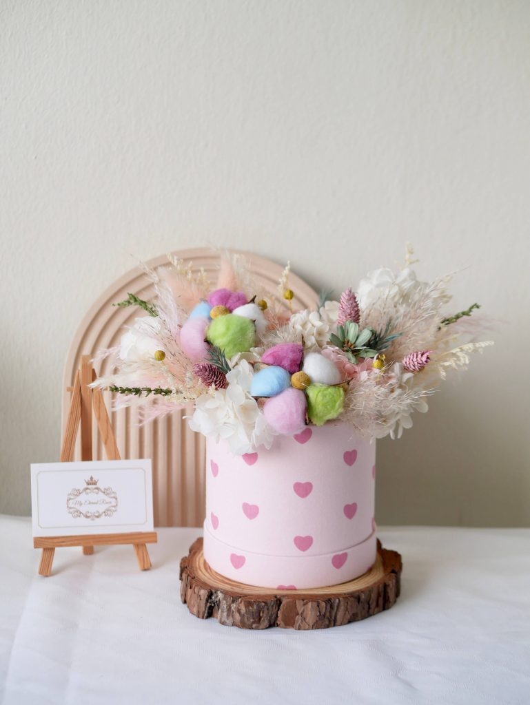 Cotton Flowers Fabric Bloom Box